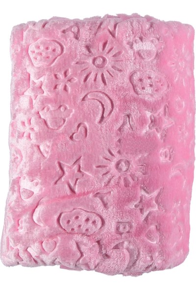 Bahar Kutulu Peluş Battaniye Pembe