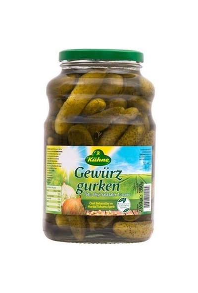Kühne Gewurgurken Tatlı-Ekşi Salatalık Turşusu, 2650 ml Kühne Gewurgurken Tatlı-Ekşi Salatalık Turşusu, 2650 ml