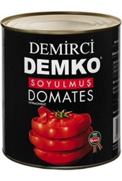 Demko 1/3 Soyulmuş Domates, 3 kg