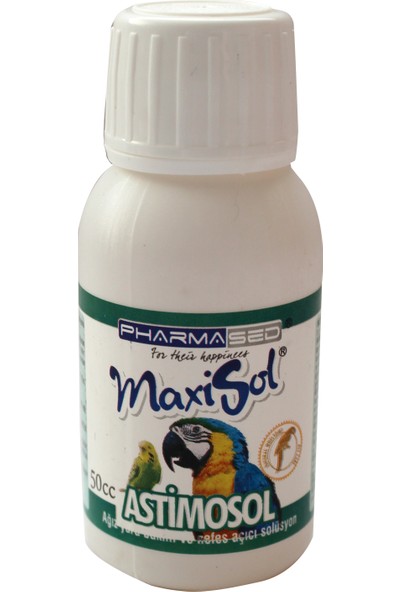 Maxisol Astimosol Kuşlar İçin Nefes Açıcı Solüsyon