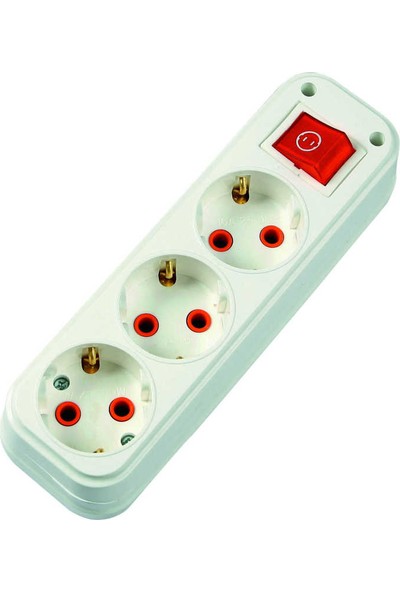 Profitec 3'Lü Topraklı Anahtarlı Klemens