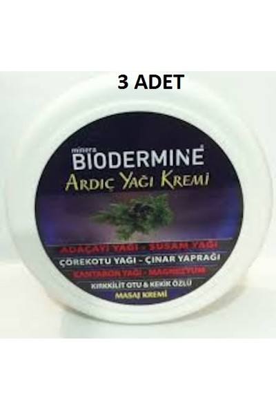 Biodermine Ardıç Yağı Kremi 3 Adet