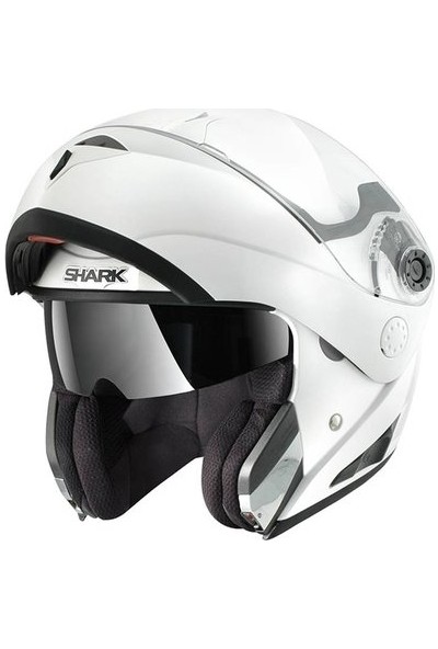 Shark Openline Çeneden Açılır Kask | Beyaz