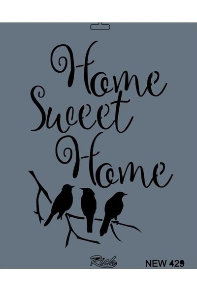 Rich New Seri N-429 Stencil 35x25 cm Rich New Seri N-429 Stencil 35x25 cm