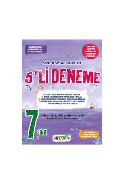 Okyanus 7. Sınıf 5'Li Deneme