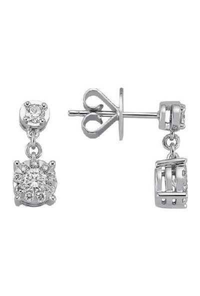 Altınbaş DM057 Pırlanta Bouquet Küpe