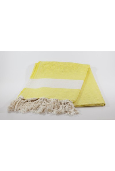 Eponj Home Peştamal Saçaklı Ocean Sarı 3726