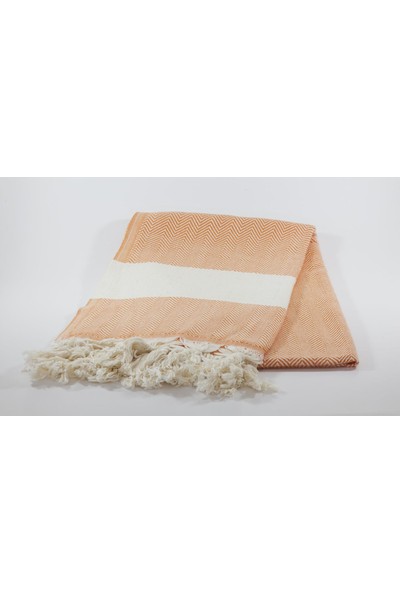 Eponj Home Peştamal Saçaklı Ocean Turuncu 4315