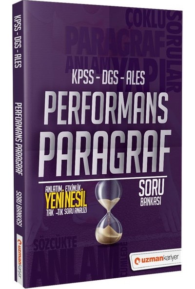 Kpss - Dgs - Ales Performans Paragraf Soru Bankası Kpss - Dgs - Ales Performans Paragraf Soru Bankası