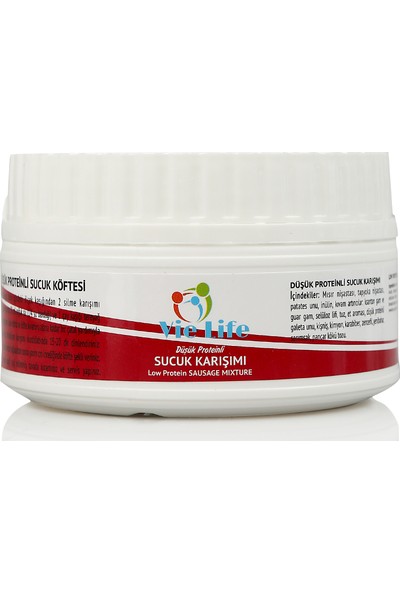 Vie Life 180 gr Düşük Proteinli Acısız Sucuk Karışımı