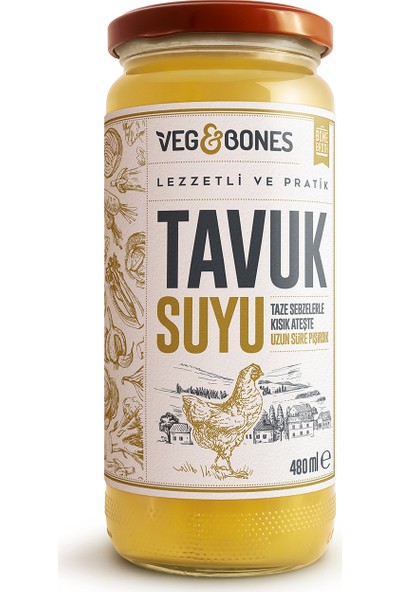 Veg&Bones Tavuk Suyu 480 ml Veg&Bones Tavuk Suyu 480 ml