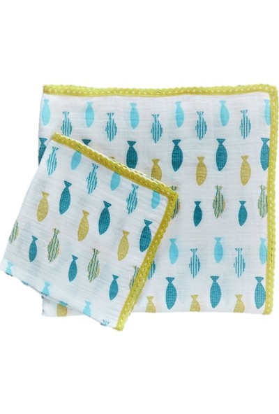 Ecocotton Bebek Müslin Örtü Set Organik Dodo