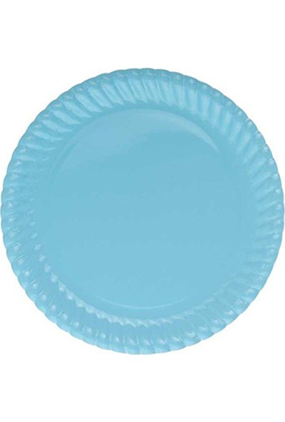 Zigzag Home Tabak Kağıt 23 cm Mavi 8'Li Pk