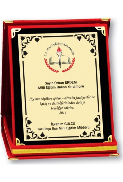 Meteor Öğretmene Öğrenciye Ödül Plaketi