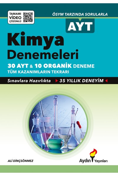 Aydın Yayınları AYT Kimya 30‘lu Deneme Sınavı