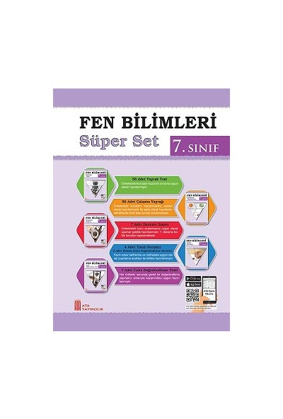 Ata Yayıncılık 7.Sınıf Fen Bilimleri Süper Set Yeni Müfredat Ata Yayıncılık 7.Sınıf Fen Bilimleri Süper Set Yeni Müfredat