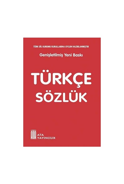 Ata Yayıncılık Türkçe Sözlük (Plastik Kapak)