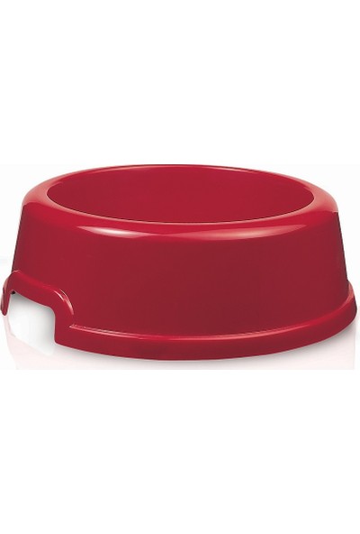 Kedi ve Köpek Mama Kabı 1 lt - Kırmızı