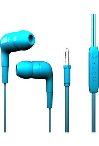 Dexim DAKSE0001-BL Mikrofonlu Kulakiçi Kulaklık Mavi