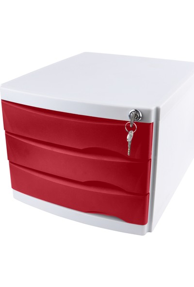 Ops Cmc 203 Kilitli Çekmeceli Evrak Dolabı - Evrak Rafı