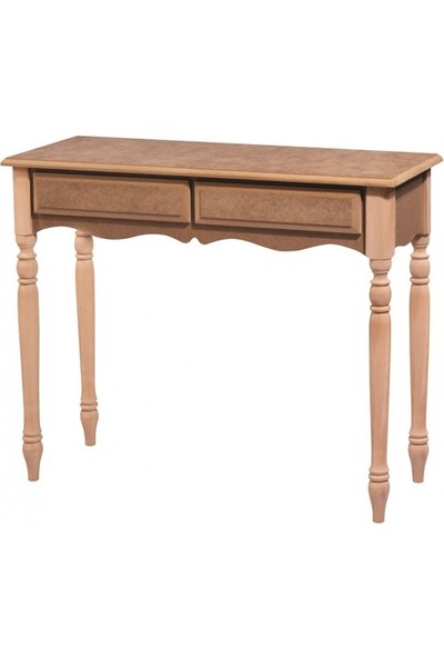 Evim Hizmet 4619 120 Lik Tornalı Dresuar Cilasız Ahşap