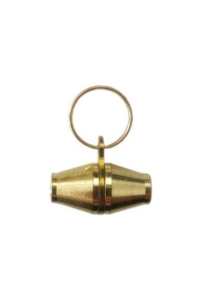 Percell Gold Tekli Kedi Köpek İsimlik Kimlik Tüpü 2 Cm