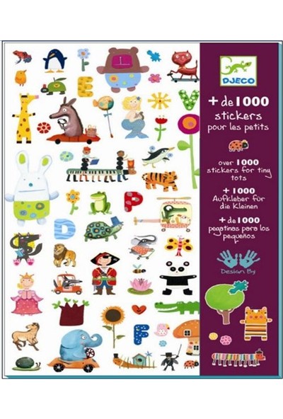 Djeco Çıkartmalar 1000 Stickers For Little Ones Djeco Çıkartmalar 1000 Stickers For Little Ones