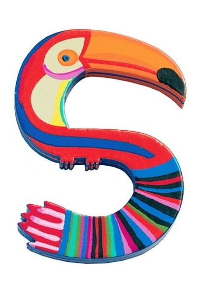 Djeco S - Animals Letter Duvar Aksesuarı Djeco S - Animals Letter Duvar Aksesuarı