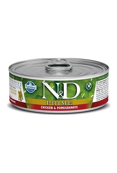 N&D Tahılsız Tavuklu Narlı Yavru Kedi Konservesi 80 gr
