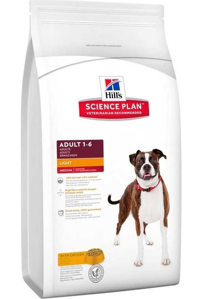 Hills Adult Light Tavuklu Yetişkin Köpek Maması 3 kg Hills Adult Light Tavuklu Yetişkin Köpek Maması 3 kg