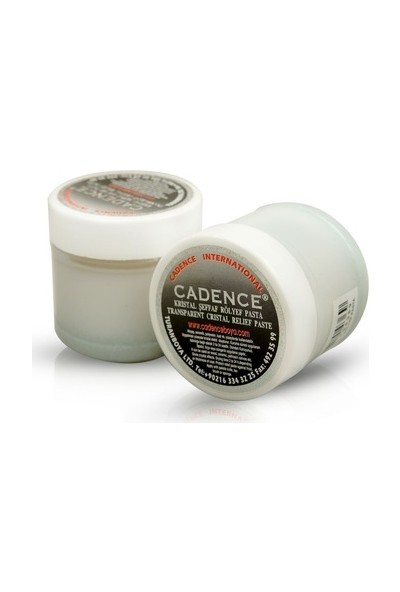Cadence Kristal Rölyef Şeffaf Pasta