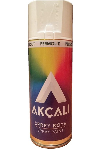 Akçalı Akçalı Trafik Beyazı Solvent Bazlı Sprey Boya 400Ml R9016 Akçalı Akçalı Trafik Beyazı Solvent Bazlı Sprey Boya 400Ml R9016