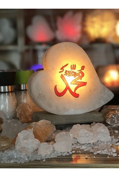 Seha Yüzey İşlemeli Tuz Lamba 06