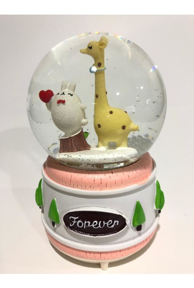 Bent Sevimli Hayvanlar Temalı Işıklı Ve Müzikli Kar Küresi Büyük Boy Bent Sevimli Hayvanlar Temalı Işıklı Ve Müzikli Kar Küresi Büyük Boy