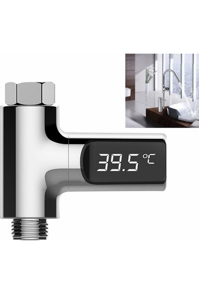 Trendelektro Led Monitörlü Mutfak Ve Duş Su Akış Sıcaklığı Ölçer Termometre Trendelektro Led Monitörlü Mutfak Ve Duş Su Akış Sıcaklığı Ölçer Termometre