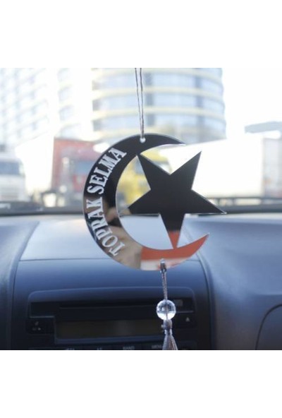 Ömr Dizayn Hediye Kişiye Ve İsme Özel Ple X İ Dikiz Ayna Süsü Araba Dikiz Aynası Süsü Pleksi Kişiye Özel Hediye