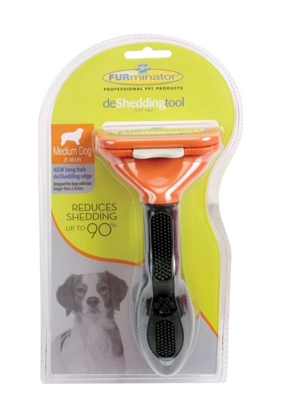 Furminator Longr Hair Uzun Tüylü Köpek Tarağı Medium 14,5X6,5 cm