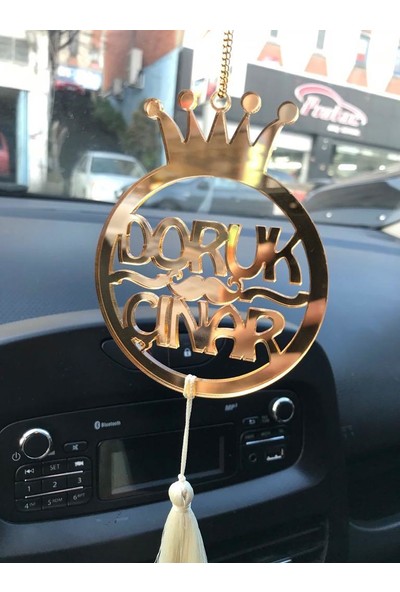 Ömr Dizayn Hediye Dikiz Ayna Süsü Kişiye Özel