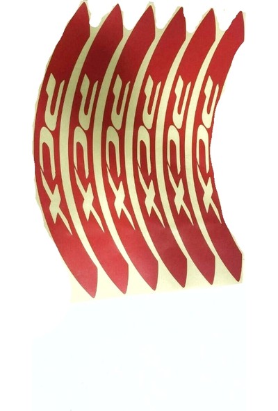 Prc Jant Şeridi Parçalı Kırmızı Honda Pcx 125 150 Sb-2