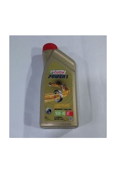 Castrol Motor Yağı Castrol Power 1 4T 10W40 1Lt Vitesli Motor Castrol Motor Yağı Castrol Power 1 4T 10W40 1Lt Vitesli Motor
