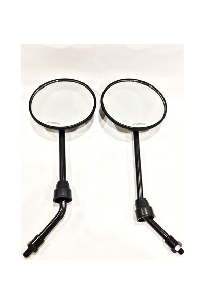 Prc Motosiklet Aynası Takım 8Mm Elektrikli Bisiklet Siyah