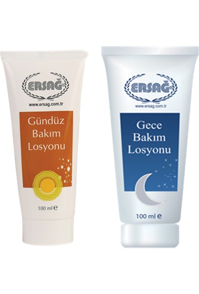 Ersağ Gece-Gündüz Bakım Losyonu 2x 100 ml Ersağ Gece-Gündüz Bakım Losyonu 2x 100 ml