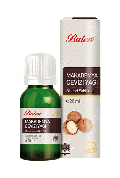 Balen Soğuk Pres Makademya Cevizi Yağı 20 ml