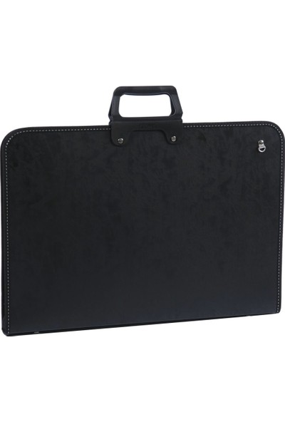 Kraf Proje Çantası Sanatsal Siyah