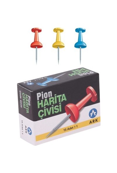 Ark Pion Harita Çivisi 15 Adet 6545 Ark Pion Harita Çivisi 15 Adet 6545