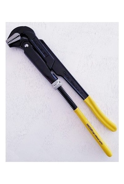 Haksan Maşalı Dövme Çelik Boru Anahtarı 1'' Parmak Haksan Maşalı Dövme Çelik Boru Anahtarı 1'' Parmak