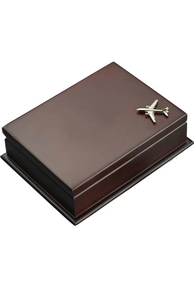 Promata Promata Uçaklı Ahşap Kutu