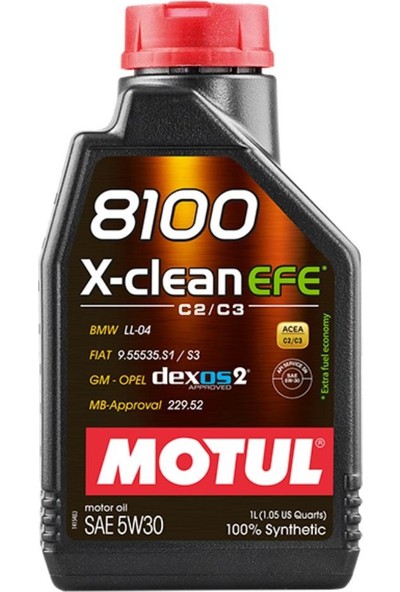 Motul 8100 X-Clean Efe 5W-30 1 Litre Motor Yağı ( Üretim Yılı :2022 ) Motul 8100 X-Clean Efe 5W-30 1 Litre Motor Yağı ( Üretim Yılı :2022 )
