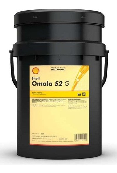 Shell Omala S2 G 320 Kova 20 Litre Shell Omala S2 G 320 Kova 20 Litre