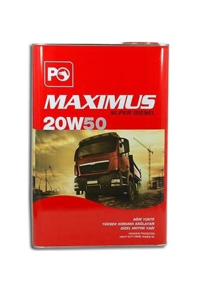 Petrol Ofisi Maximus 20W-50 18 Litre Motor Yağı ( Üretim Yılı :2021 ) Petrol Ofisi Maximus 20W-50 18 Litre Motor Yağı ( Üretim Yılı :2021 )